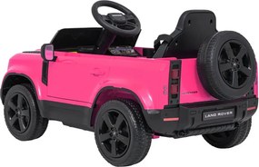 Elektrické autíčko Land Rover Defender růžové