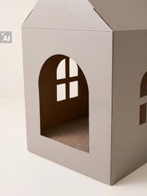 Sinsay - Škrabadlo domeček pro kočku - béžová