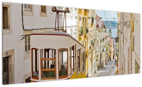 Historická tramvaj, obrazy (100x40cm)