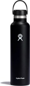Hydro flask nerezová termoláhev standard mouth flex cap 24 oz 709 ml black