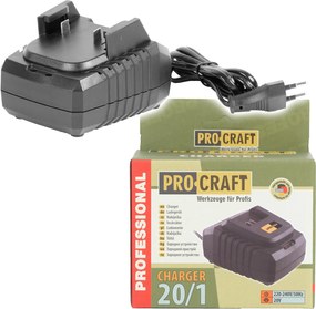 Procraft 20/1 20V - nabíječka pro 20V Li-ion baterie