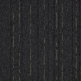Kobercové čtverce Modulyss First Straightline 996 - černá/zelená - 50x50 cm
