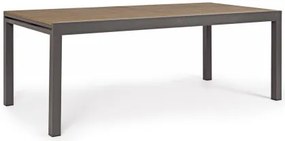 BIZZOTTO Rozkládací jídelní stůl ELIAS 200x95 cm antracit