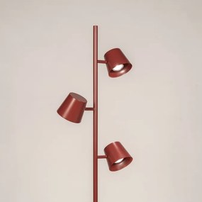 Stojací lampa Snap Fosca Red Trio