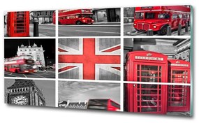 Wallmuralia Fotoobraz na skle Koláž Londýn 100x50