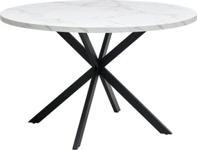 XXXLutz JÍDELNÍ STŮL, černá, bílá, 120/120/75 cm MID.YOU - Jídelní stoly - 002798022802