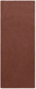 Ručně tkaný vlněný běhoun v cihlové barvě 80x300 cm Calmio – Hanse Home