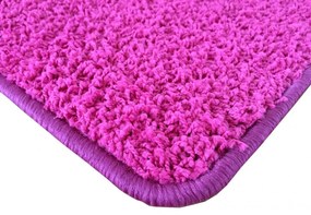 Vopi | Kusový koberec Color shaggy růžový - 200 cm kulatý