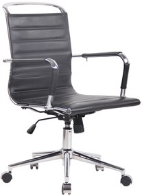 Kancelářská židle Barton ~ kůže - Černá