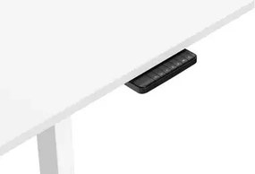 Powerton Rám stolu bílá / Elektricky nastavitelná výška / 72 až 120 cm