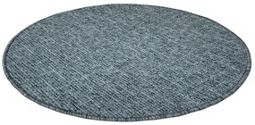 Vopi koberce Kusový koberec Alassio modrošedý kruh - 120x120 (průměr) kruh cm