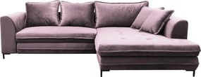 XXXLutz ROHOVÁ SEDAČKA, textil, bobulová Livetastic - Sedací soupravy - 001574004311