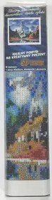 NORIMPEX Diamantové malování Ledový zámek v horách / 30x40 cm