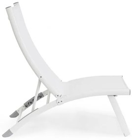 BIZZOTTO Zahradní lehátko TAYLOR bílé 0663283