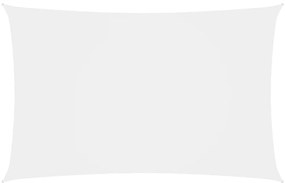 Stínící plachta oxfordská látka obdélníková 2 x 5 m bílá