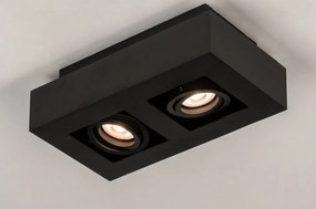 Stropní stmívatelné LED svítidlo do kuchyně Rivolli Black 2