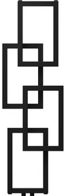 Mexen Grid, dekorativní koupelnový radiátor 1115 x 360 mm, 279 W, černá, W215-1115-360-00-70