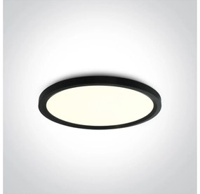 ONE Light 62140FB/B/C stropní LED svítidlo slim, černé, 40W, 4000K, 40cm, IP20