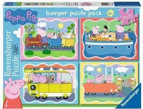 Ravensburger Prasátko Peppa - 4x42 dílků / od 4 let