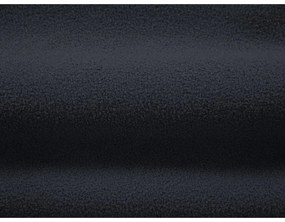 Tmavě modré křeslo z textilie bouclé Chuck – Micadoni Home