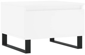 Konferenční stolky 2 ks bílé 50 x 46 x 35 cm kompozitní dřevo - Default Title