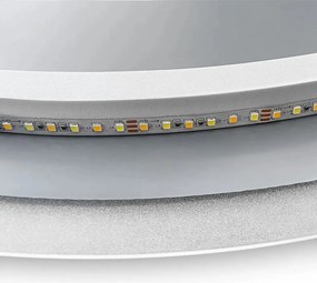 Tutumi Zrcadlo ⌀100 cm s regulovatelným LED osvětlením HOM-70005