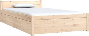 Rám postele se zásuvkami 90 x 200 cm 3103483