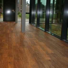 Tajima, Vinylová podlaha lepená Tajima Classic Ambiente 3309 hnědá, 1219,2 x 177,8 mm