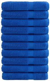 Prémiové ručníky SOLUND 10 ks modré 100x200 cm 600 g/m² 137199