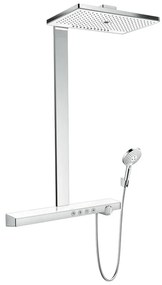 Hansgrohe Rainmaker Select - Showerpipe 3jet, bílá / chrom 27106400