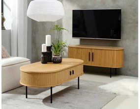 Designový konferenční stolek Vasiliy 120 cm přírodní dub