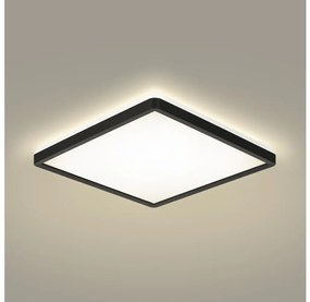 Brilagi - LED Koupelnové svítidlo ULTRA SLIM LED/24W/230V 42x42 cm černá IP54