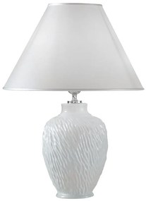 Kolarz A1340.70 - Stolní lampa CHIARA 1xE27/100W/230V bílá pr. 30 cm