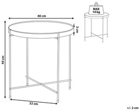 Stolek LUCEA Beliani