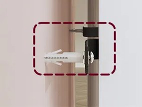Toaletní stolek Vasagle Cimo se zrcadlem a LED osvětlením 80 cm bílý
