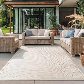 Krémový vnitřní a venkovní koberec 120x170 cm Nova 1204 – Ayyildiz Carpets