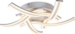 Rabalux Bílé stropní LED svítidlo Tulio 550mm 60W 5890