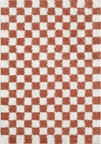 Krémový/v terakotové barvě koberec 80x150 cm Grida – ESTE