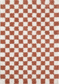 Krémový/v terakotové barvě koberec 120x170 cm Grida – ESTE