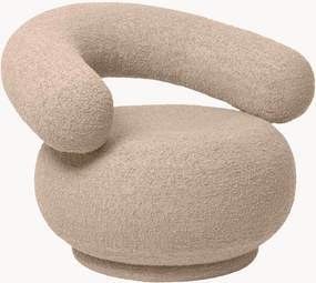 Bouclé křeslo Orbo