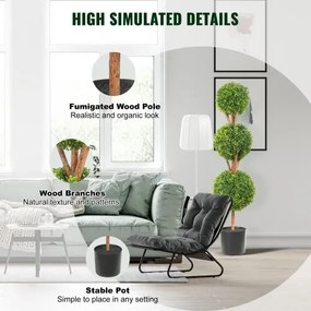 Umělé topiary Zimostrázové stromy, 121,9 cm