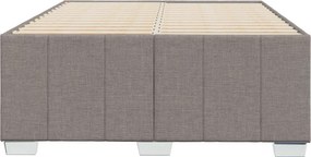 Rám postele bez matrací taupe 120x190 cm textil 3284822