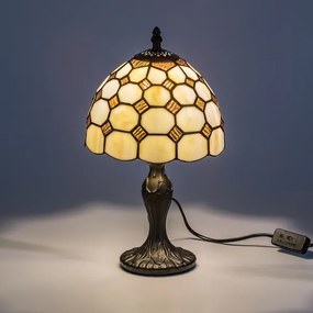 Brilagi - Tiffany vitrážová stolní lampa DORAN 1xE14/40W/230V