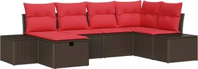 Set pohovek 4 ks polyratan 3360715