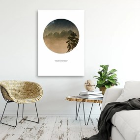 Gario Obraz na plátně Les v kruhu Rozměry: 40 x 60 cm