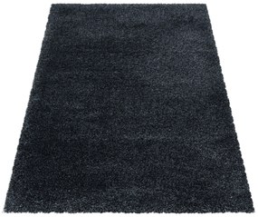 Ayyildiz Kusový koberec FLUFFY 3500, Antracitová Rozměr koberce: 140 x 200 cm