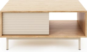 XXXLutz KONFERENČNÍ STOLEK, barvy dubu, kašmírová, dřevo, kov, kompozitní dřevo, 100/60/46,8 cm Milino - Konferenční stolky - 002238001605