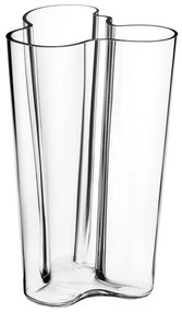 Váza Alvar Aalto 251mm, čirá
