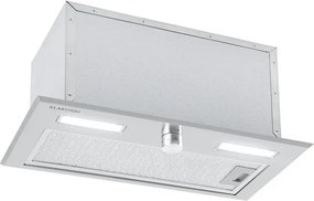 Klarstein Simplica, digestoř, 52 cm, vestavná, 440 m³/h, LED, nerezová ocel