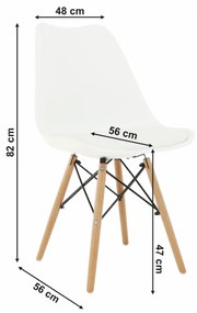 Jídelní židle KEMAL NEW Tempo Kondela Tmavě šedá